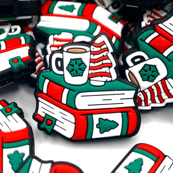 Tis the Season to Read Silicone Focal Beads – Emerald City Beads & Supplies