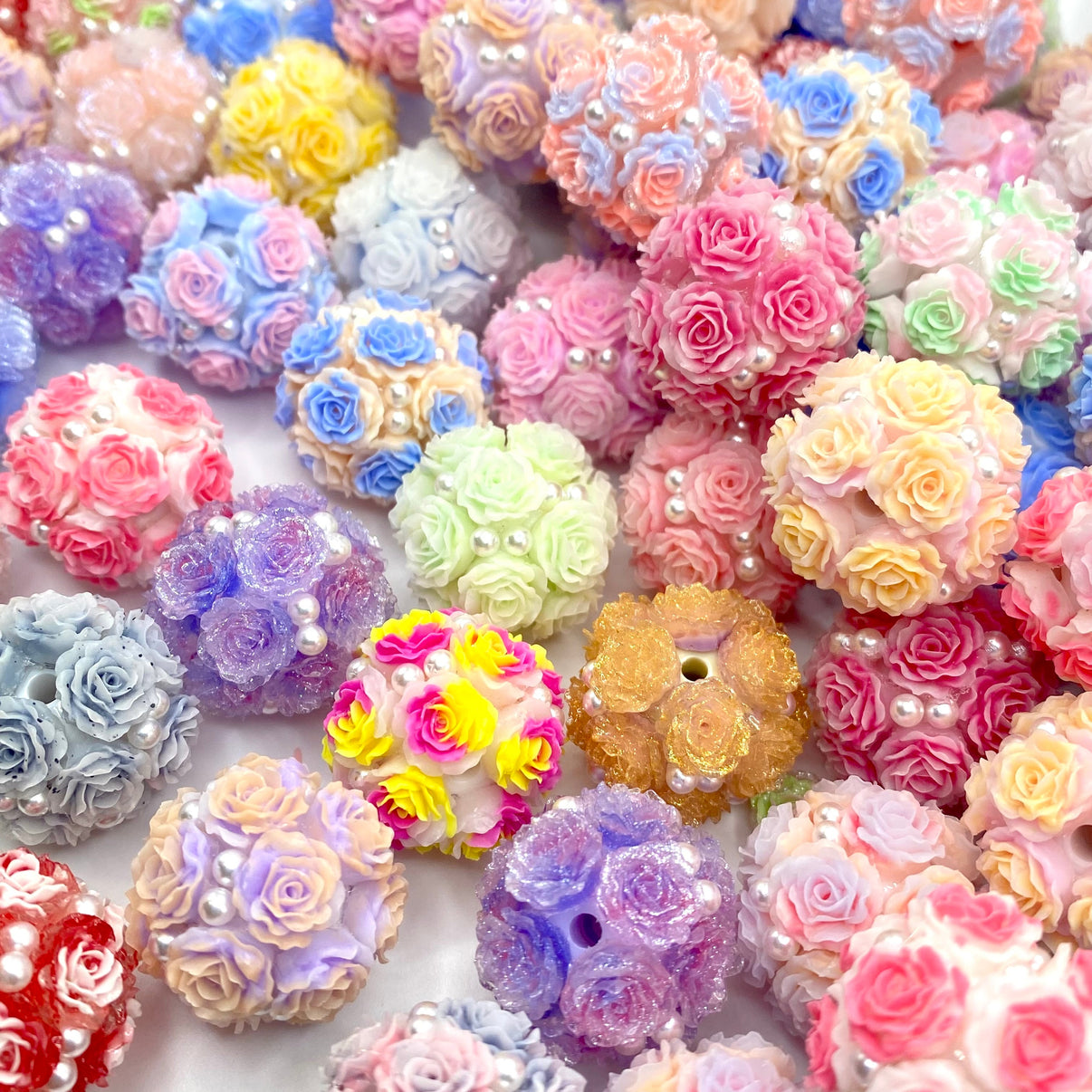 Must Have Flowers, Always and Always Luxury Acrylic Beads – Emerald ...